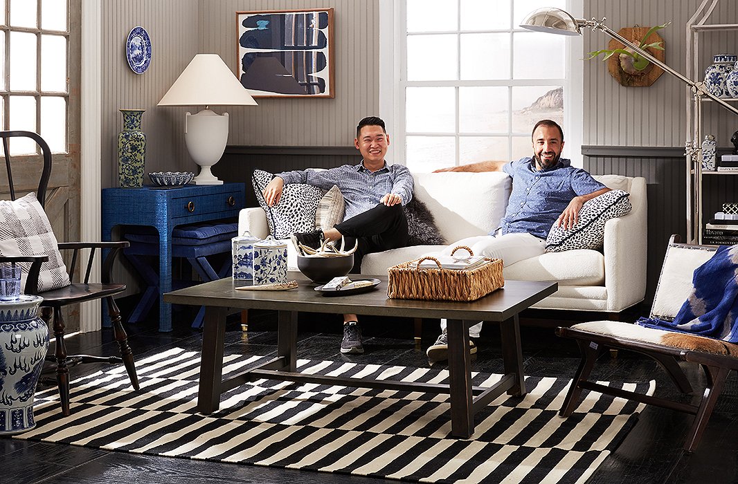 Rustic Interiors Blue And White